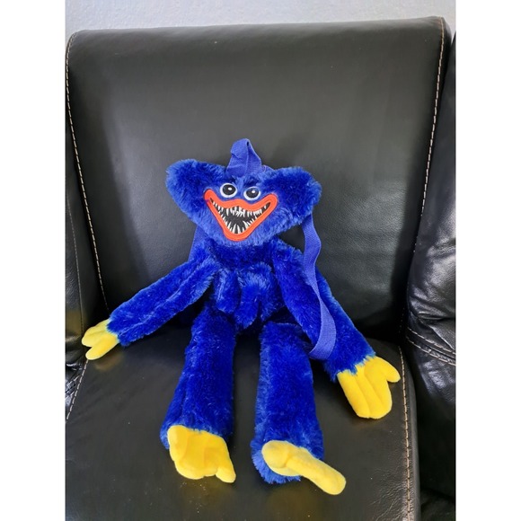 Toys | Huggy Wuggy Poppy Playtime Blue Monster Plush 18 Backpack | Poshmark